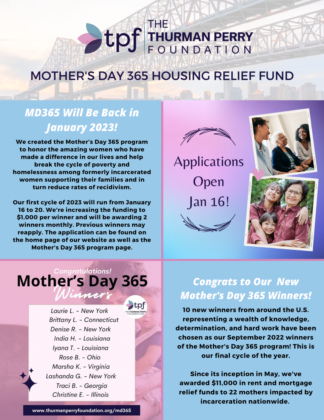 Newsletter November 2022 | The Thurman Perry Foundation